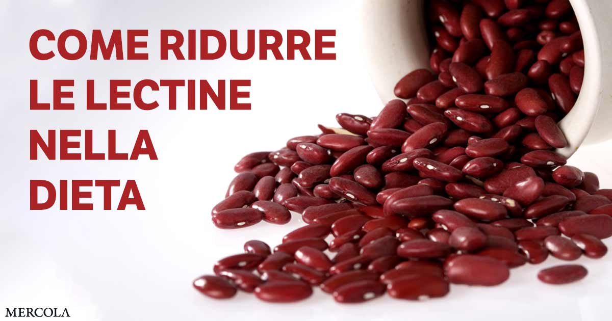 Come ridurre le lectine nella dieta